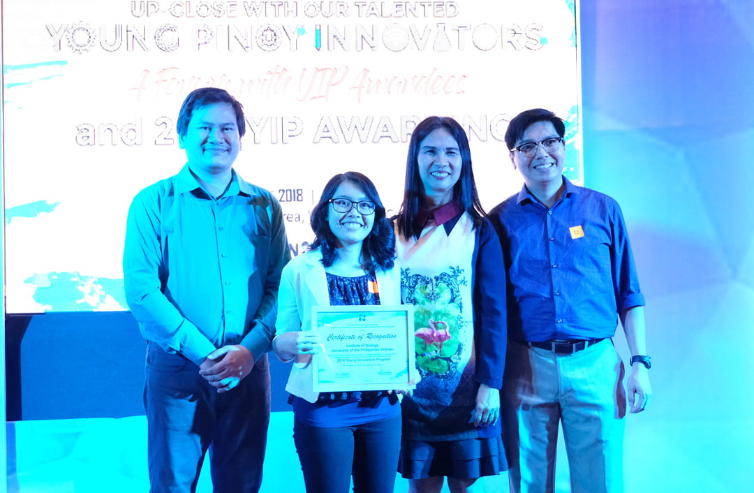 Janina Guarte is one of DOST-PCIEERD's Young Pinoy Innovators for 2018