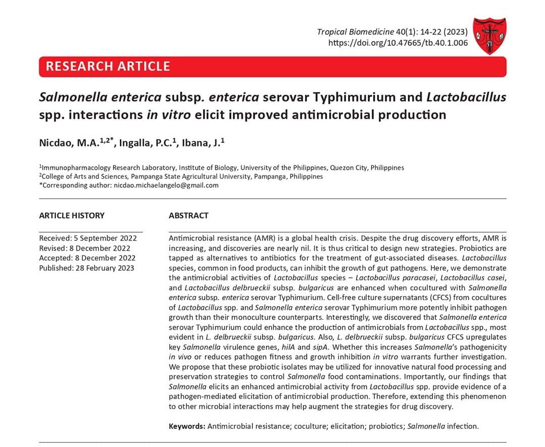Salmonella enterica subsp. enterica serovar Typhimurium and ...